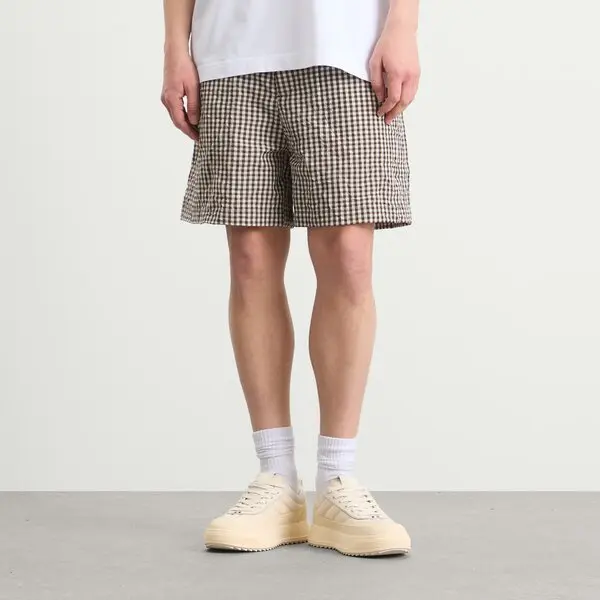Moncler Check Drawstring Shorts