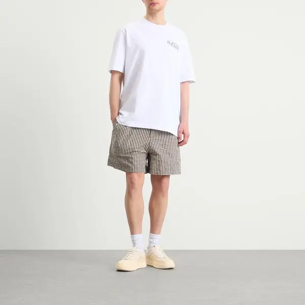 Moncler Check Drawstring Shorts