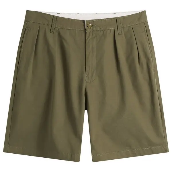 SERVICE WORKS Twill Part Timer Shorts - Olive