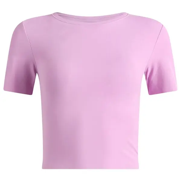Nike Zenvy Dri-fit Short Sleeve T-shirt - Lt Magenta/white