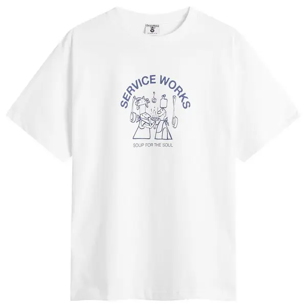 SERVICE WORKS Soup For The Soul T-shirt - White