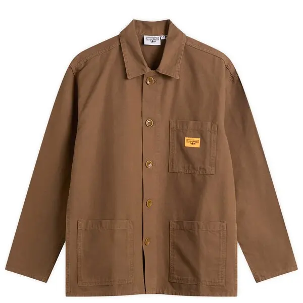 SERVICE WORKS Canvas Chore Shirt - Bark