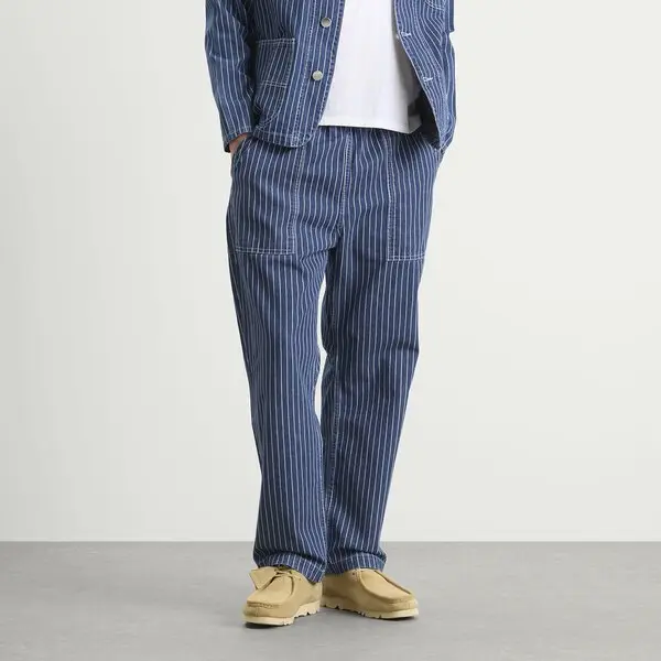SERVICE WORKS Pinstripe Denim Chef Pants