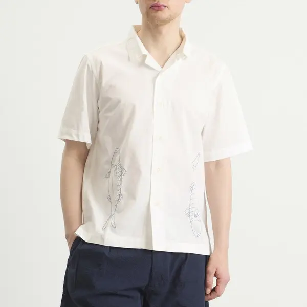 SERVICE WORKS Mackerel Shirt - Off-white
