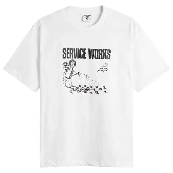 SERVICE WORKS Garden T-shirt - White