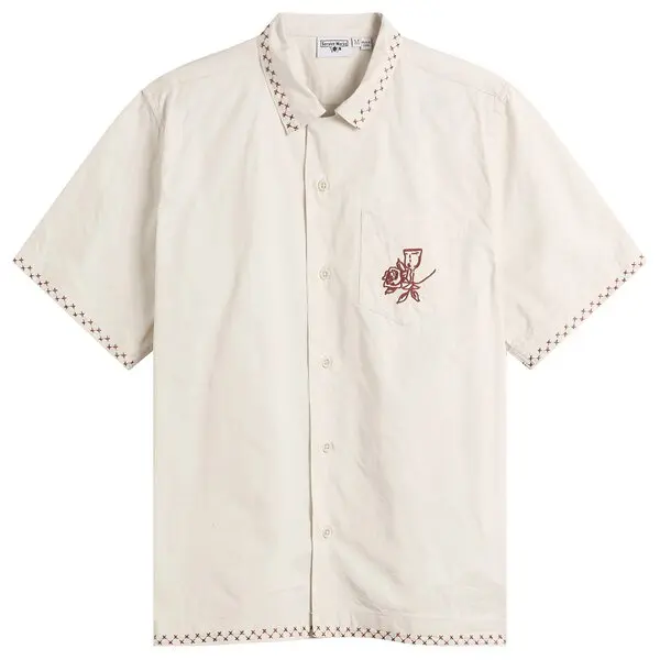 SERVICE WORKS Border Shirt - Off White