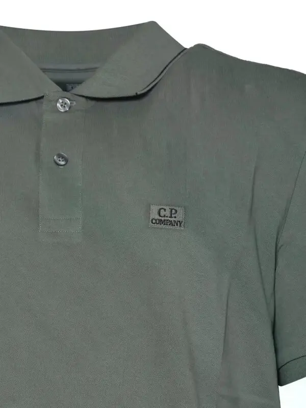 C.P. COMPANY Logo Polo Shirt - Green