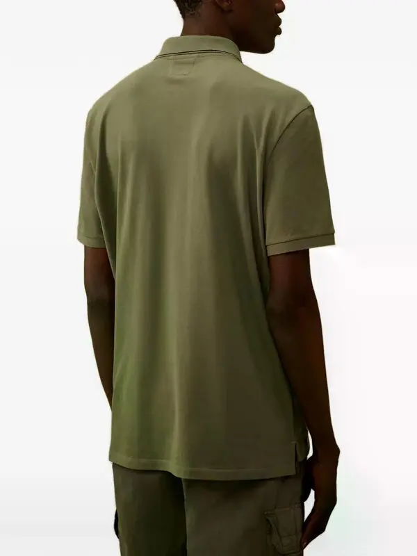 C.P. COMPANY Logo Polo Shirt - Green