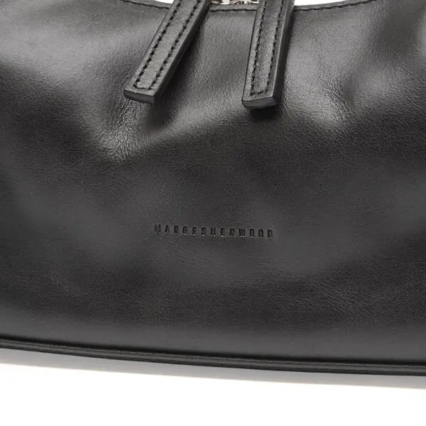 MARGESHERWOOD Hobo Shoulder Bag - Black