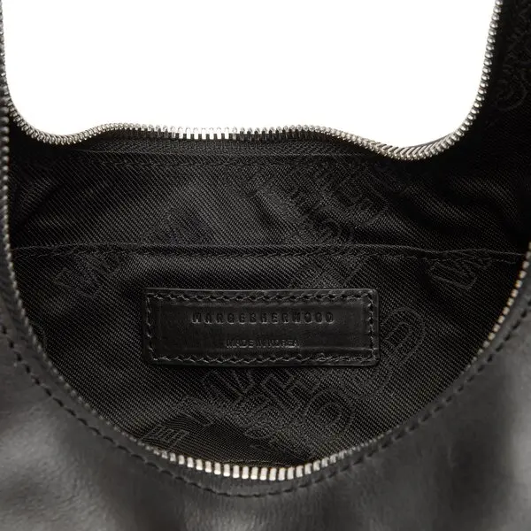 MARGESHERWOOD Hobo Shoulder Bag - Black