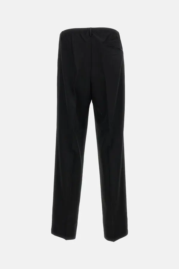 CELLAR DOOR Ezio Trousers With Elasticated Waist - Black