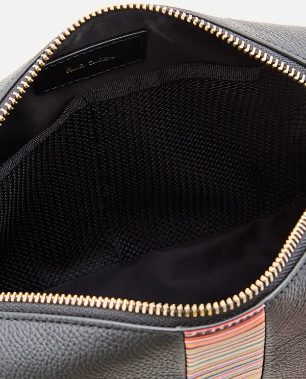 Paul Smith Hammered Leather Toiletry Bag