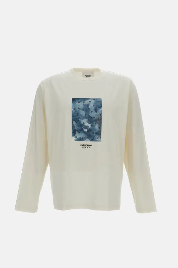 PAS NORMAL STUDIOS Long-sleeved Shirt Off-race - White