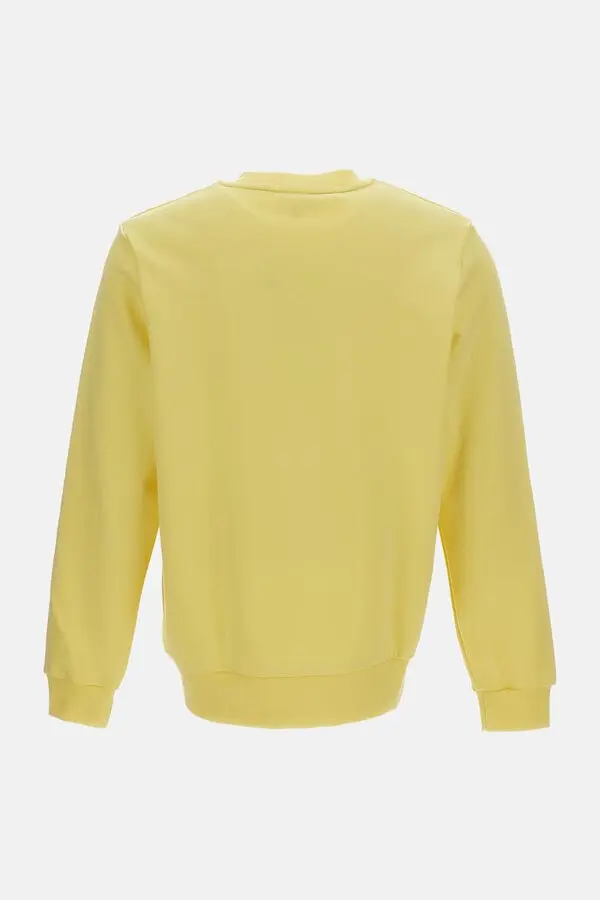 Lacoste Cotton Crewneck Sweatshirt - Yellow