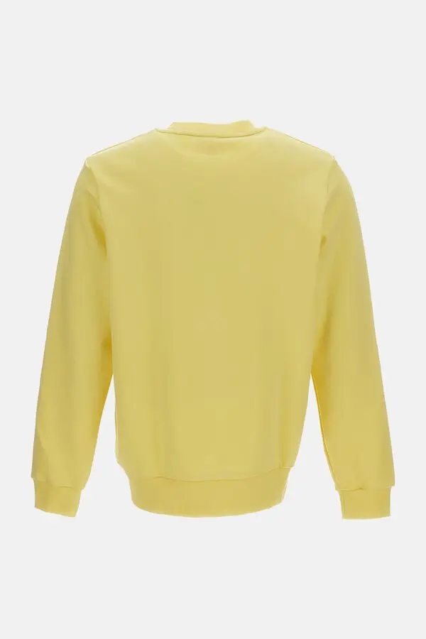 Lacoste Cotton Crewneck Sweatshirt - Yellow