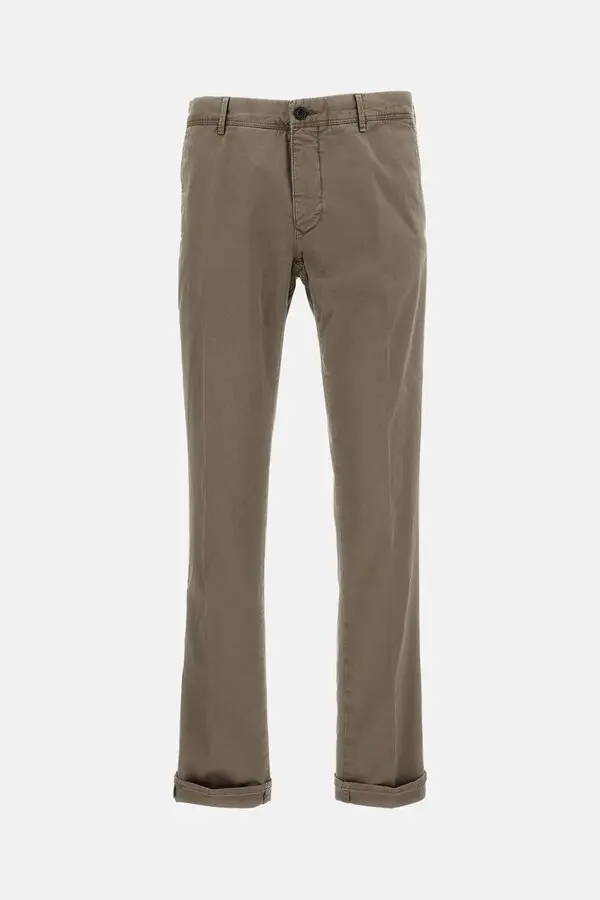 Incotex Slim-fit Cotton Trousers