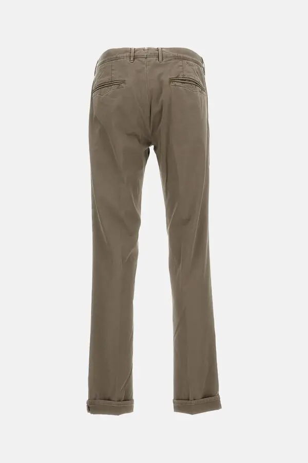 Incotex Slim-fit Cotton Trousers