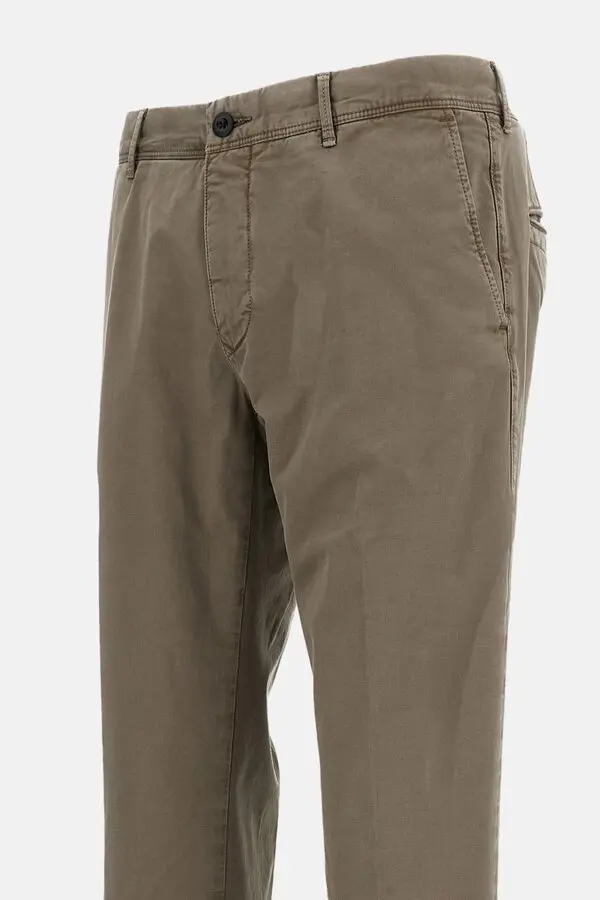 Incotex Slim-fit Cotton Trousers