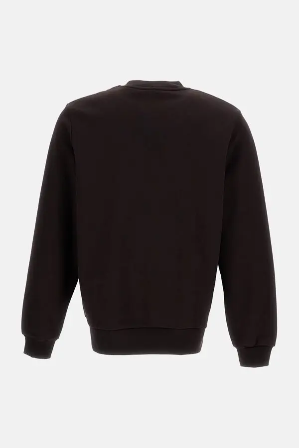 Lacoste Cotton Crewneck Sweatshirt - Brown