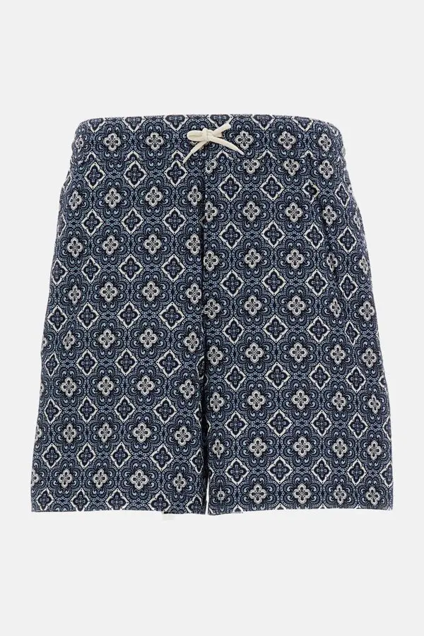 LES DEUX Arabesque Patterned Shorts