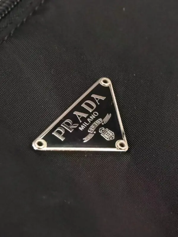 Prada 1990s Logo-plaque Tote Bag