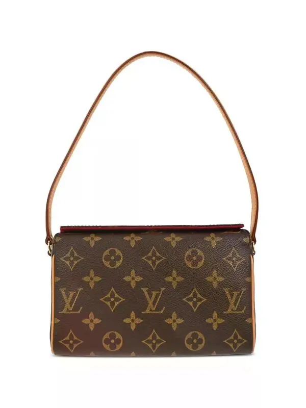 LOUIS VUITTON 2002 Monogram Recital Handbag - Brown