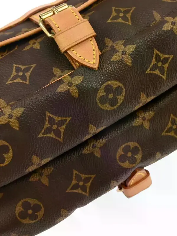 LOUIS VUITTON 1997 30 Monogram Saumur Shoulder Bag - Brown