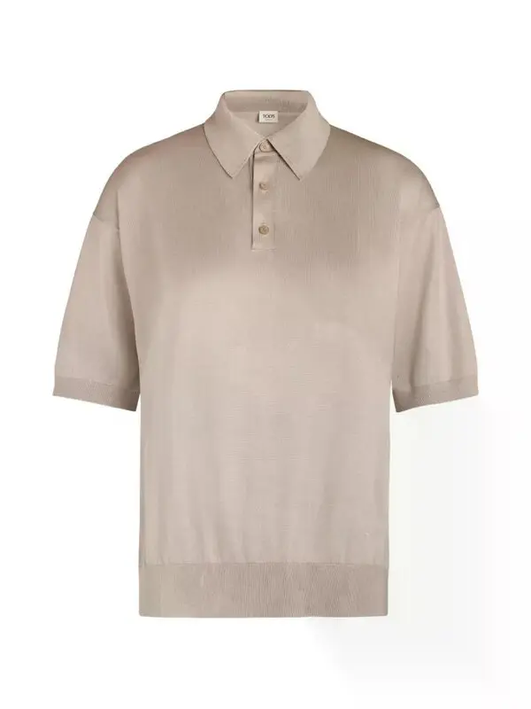 TOD'S Button-fastening Polo Shirt - Brown