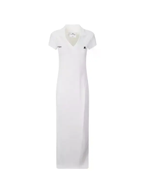 COURREGES Maxi T-shirt Dress - White