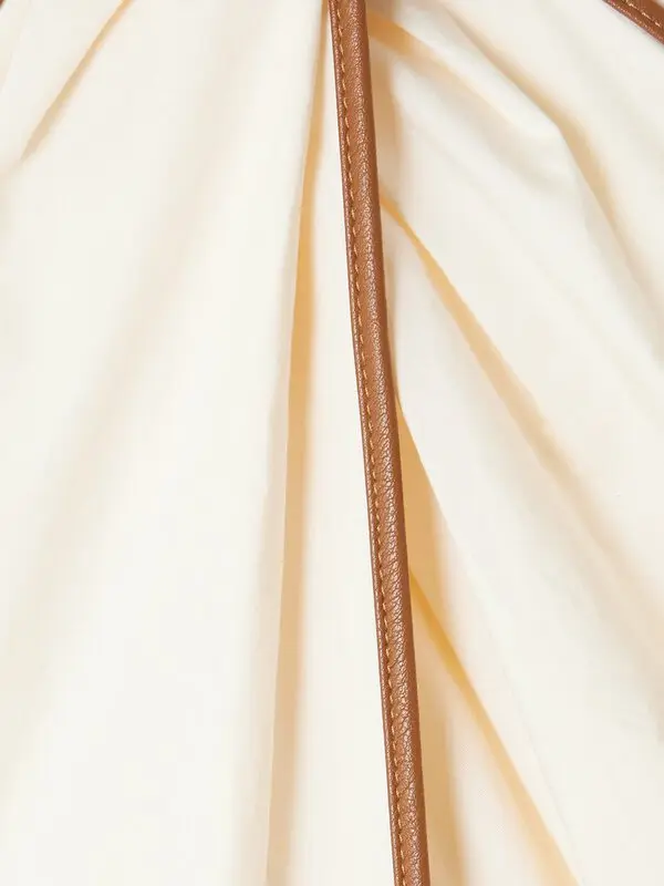 Johanna Ortiz Centro Del Cielo Halterneck Dress - Neutrals