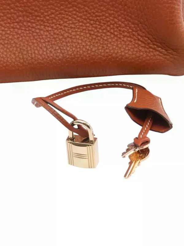 Hermès 2005 Clemence Birkin 35 Handbag - Brown