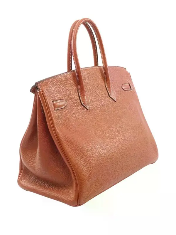 Hermès 2005 Clemence Birkin 35 Handbag - Brown