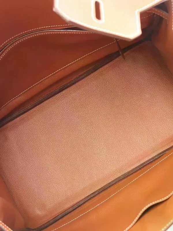 Hermès 2005 Clemence Birkin 35 Handbag - Brown