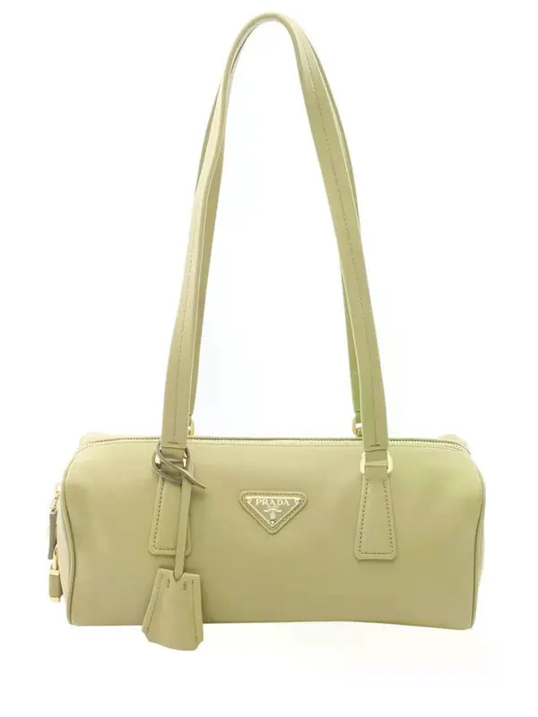 Prada 2000-2013 Medium Re-nylon Top Handle Bag Shoulder Bag - Green