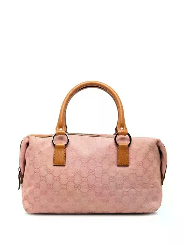 Gucci 2016-2026 Gg Canvas Boston Bag - Pink