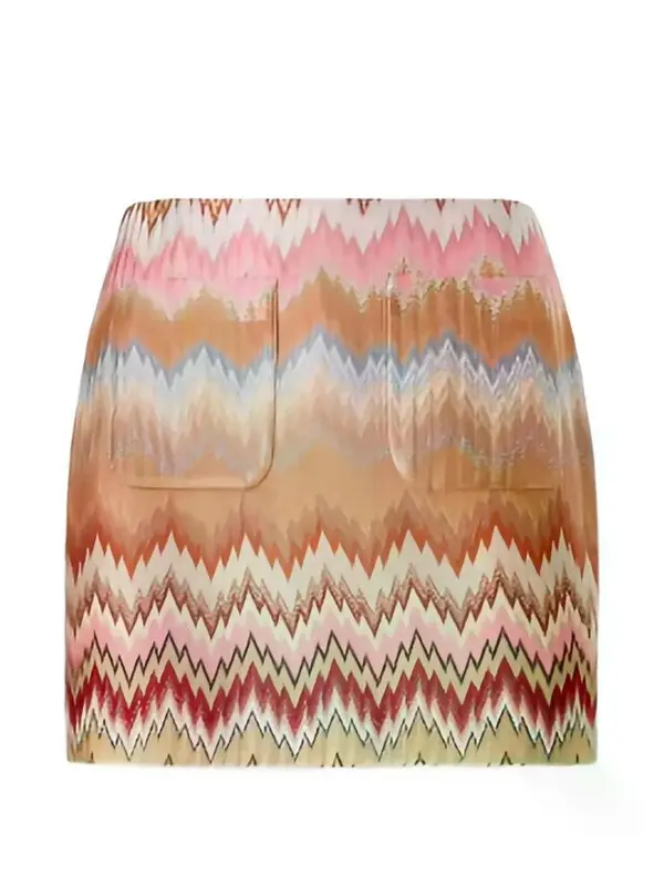 Missoni Chevron Pocket Skirt