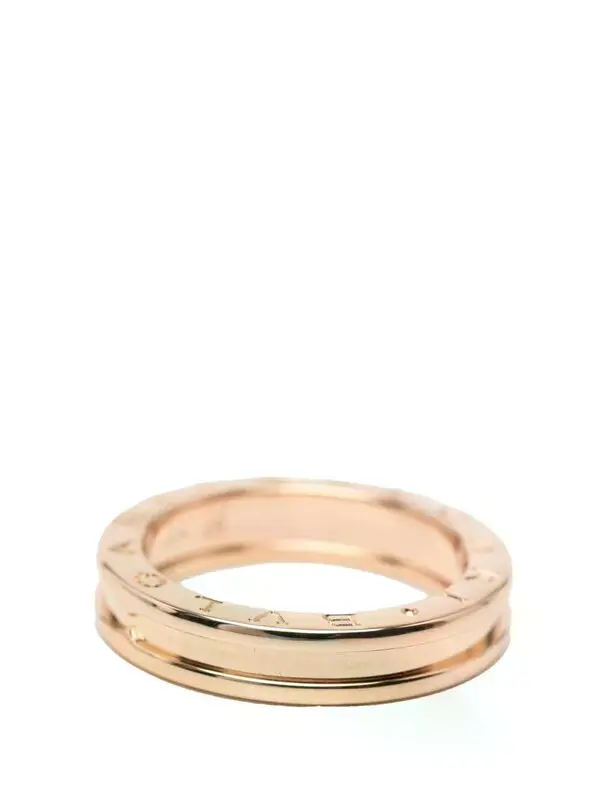 BVLGARI 2010-2025 18k Rose Gold B.zero1 One Band Ring - Pink