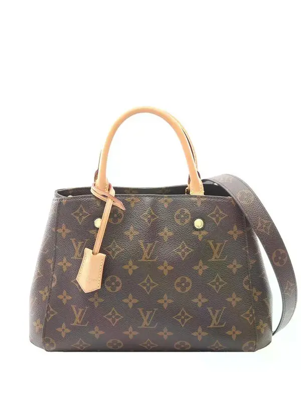LOUIS VUITTON 2019 Monogram Montaigne Bb Satchel - Brown
