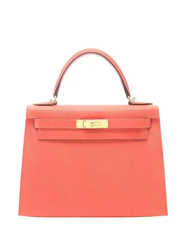 Hermès 2017 Epsom Kelly Ii Sellier 28 Handbag - Red