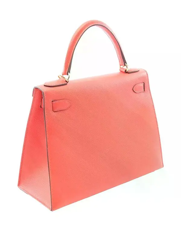 Hermès 2017 Epsom Kelly Ii Sellier 28 Handbag - Red