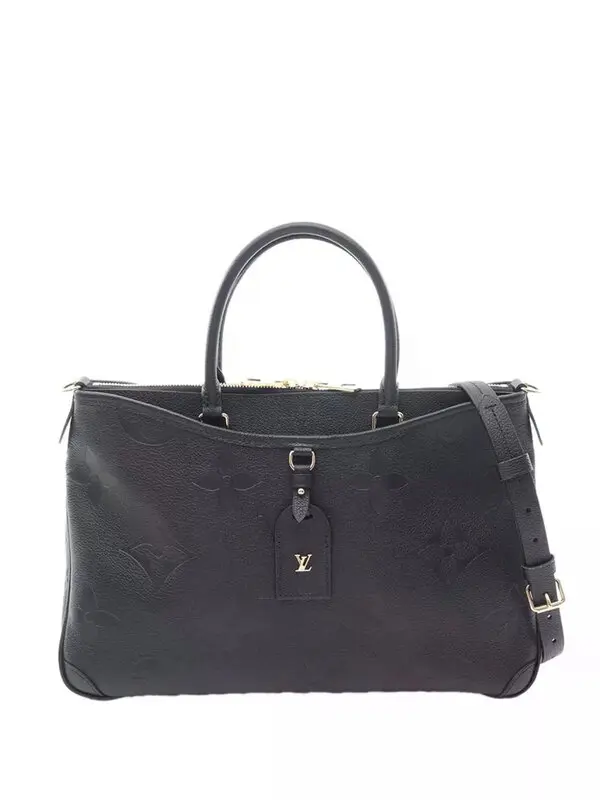 LOUIS VUITTON 2021-2025 Monogram Empreinte Trianon Mm Satchel - Black