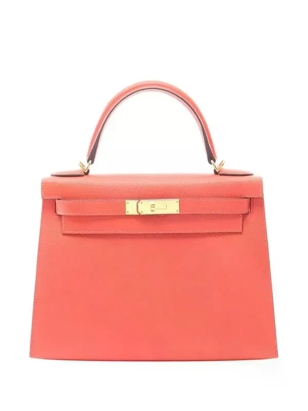 Hermès 2017 Epsom Kelly Ii Sellier 28 Handbag - Red