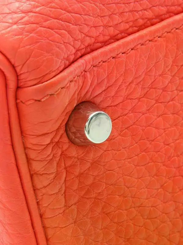 Hermès 2012 Togo Kelly Ii Retourne 35 Handbag - Red