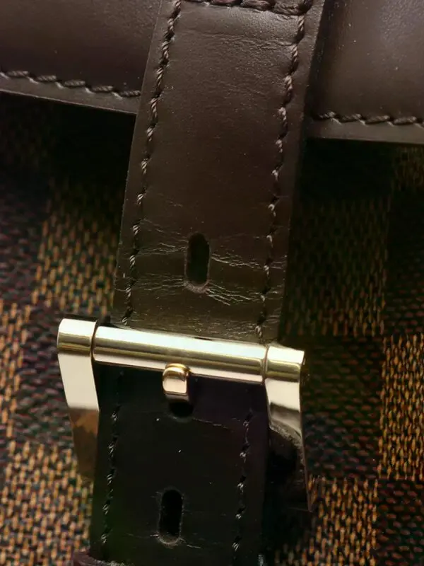 LOUIS VUITTON 2004 Damier Ebene Manosque Gm Tote
