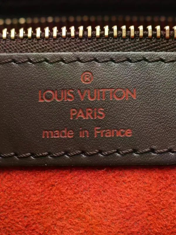 LOUIS VUITTON 2004 Damier Ebene Manosque Gm Tote