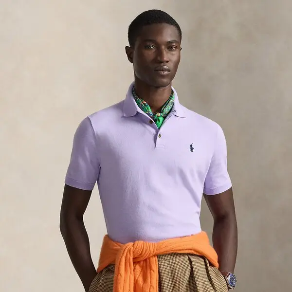 Ralph Lauren Cotton Polo Sweater - Powder Purple