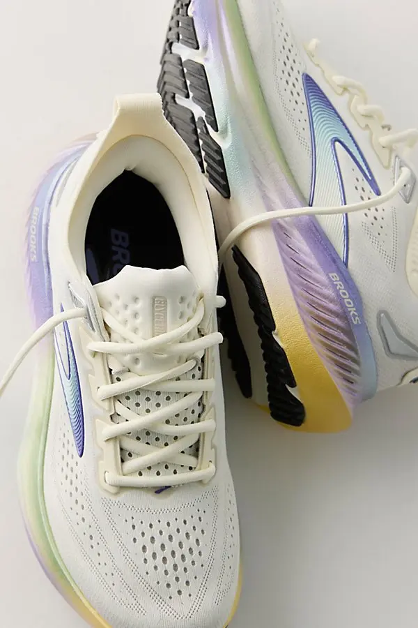 Brooks Glycerin 23 Sneakers - Coconut/citron/blue Glow