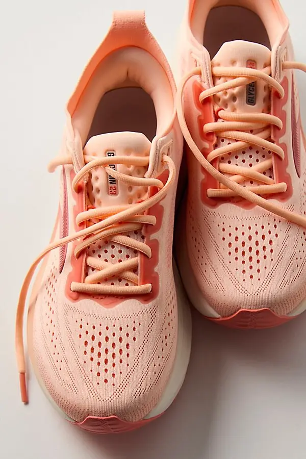 Brooks Glycerin 23 Lace-up Sneakers - Coral/peach/spellbound