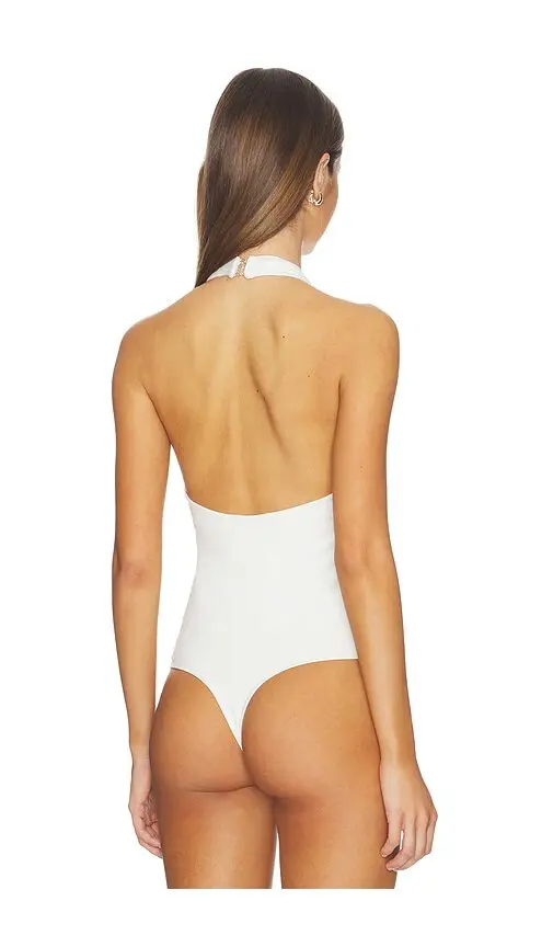 SANS FAFF Cross Bamboo Bodysuit - White