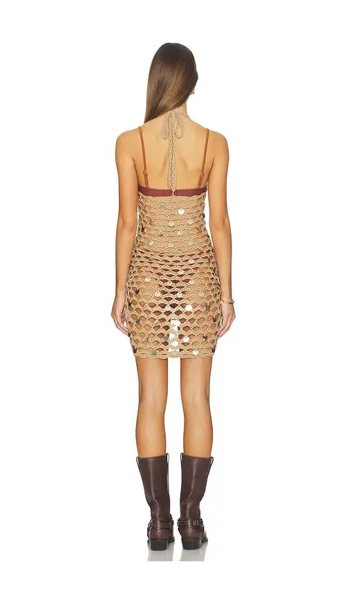 Superdown Kippa Halter Mini Dress